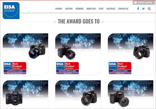 EISA Photo Awards 2018-2019 announced - Photo Review