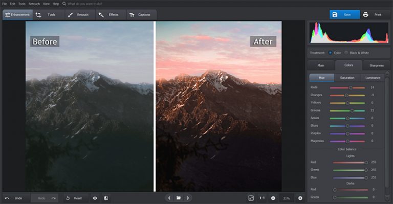 PhotoWorks: Automatic Photo Editing Software - Photo Review